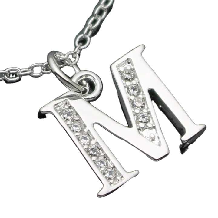 The Letter M In Silver