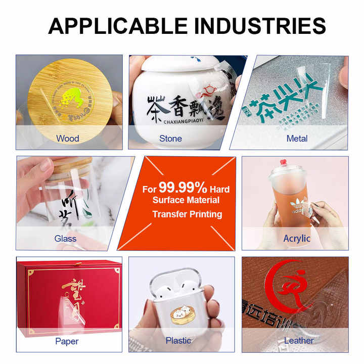60cm Crystal Label Inkjet Printer Epson I3200 Xp600 Print 60cm Size Uv ...