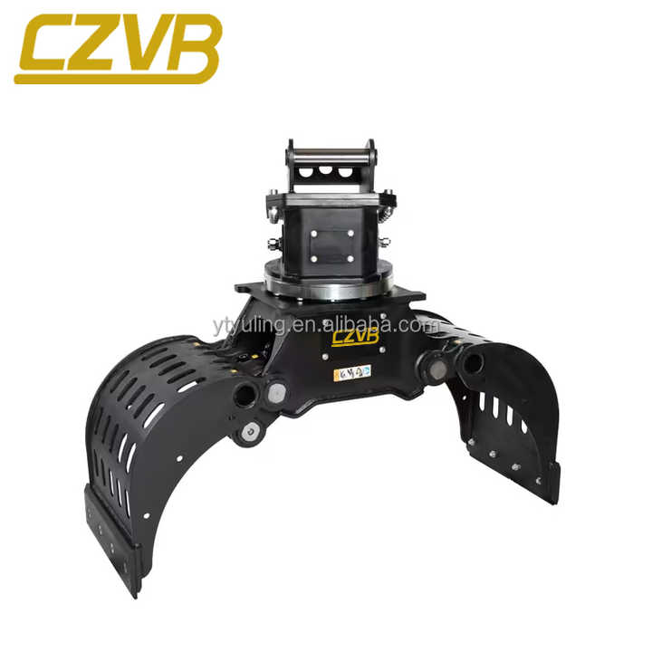 CZVB 3-40 Ton Excavator Demolition Sorting Grapple with Motor Core ...