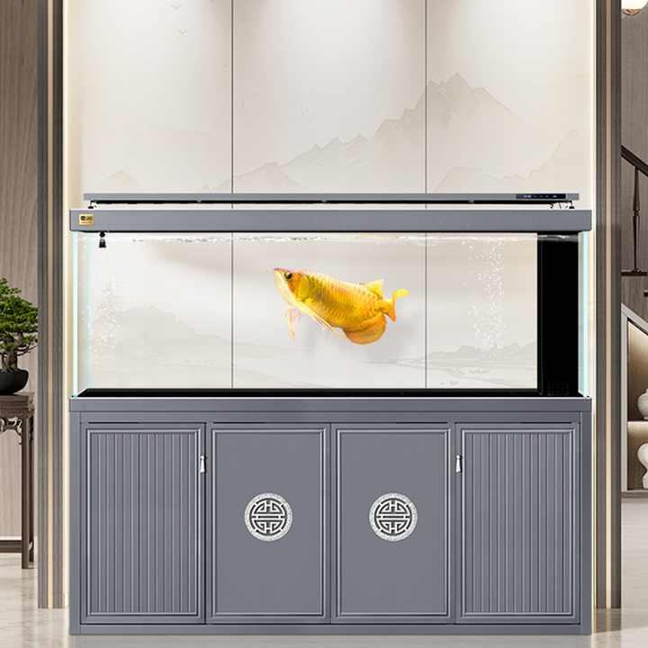 YEE Sale Large Standing Fish Tank - Ultra White Clear Glass