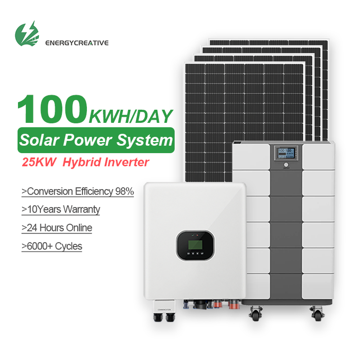 25kw Solar System with Batteries - Efficient Energy Storage