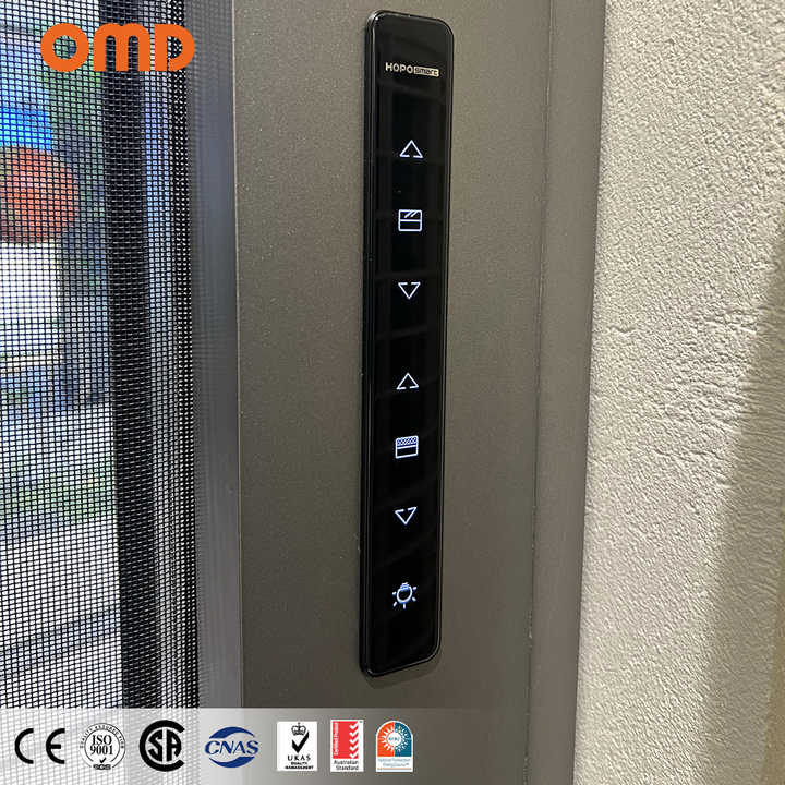 Modern Motorized Vertical Sliding Guillotine Window Remote Controlled ...