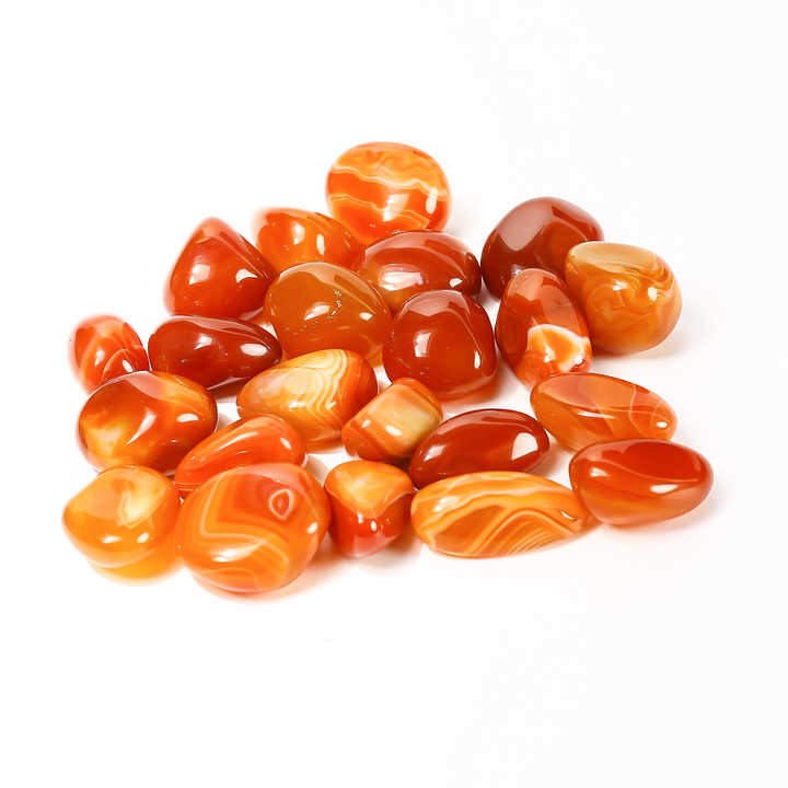 Bulk Wholesale Natural Red Agate Tumble Rock Crystals Healing Tumbled ...