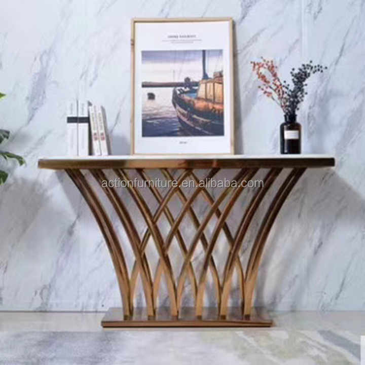 Tiffany Decorative Metal Furniture New Design Console Table End Table ...