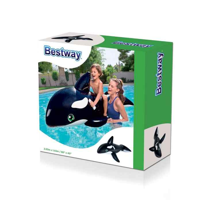 Bestway Jumbo Whale Pool Float - Inflatable Fun for Kids