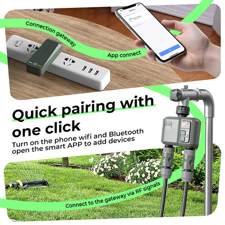 Smart RF WIFI Wireless Water Timer for Garden Irrigation