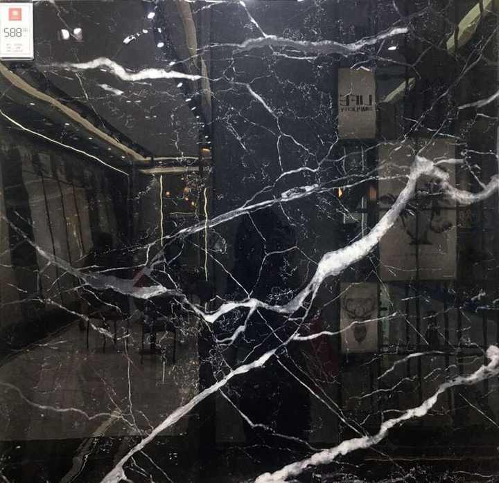 Black Marble Flooring Texture