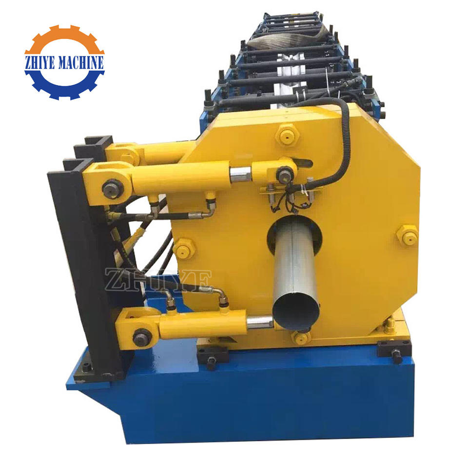 Full Automatic Downspout Gutter Cold Forming Machinery Rain Gutter ...