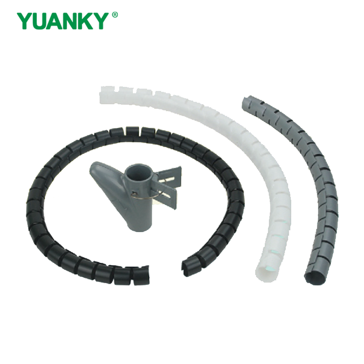 YUANKY Packaged DIN Line Pipe Black Gray White PE for Male/Female Power ...