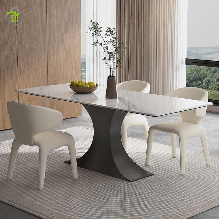 Picture of 6 Seater Modern Dining Room Table and Chair China Made Set ...