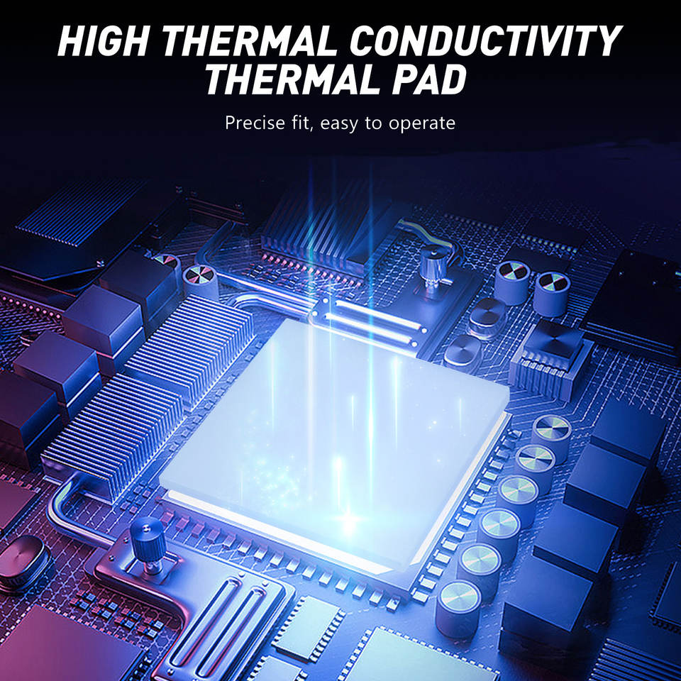 UPSIREN Thermal Pad 100X100mm for CPU Heatsink & GPU Cooling – High ...