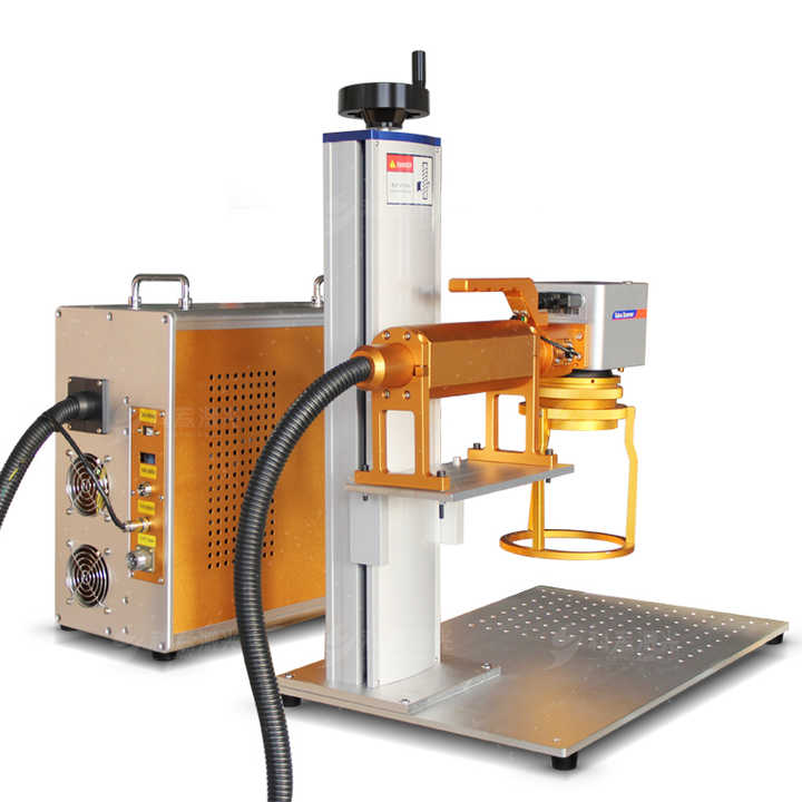 Handheld Laser Engraving Rubber Tyre Tire Fiber Laser Marking Machine ...