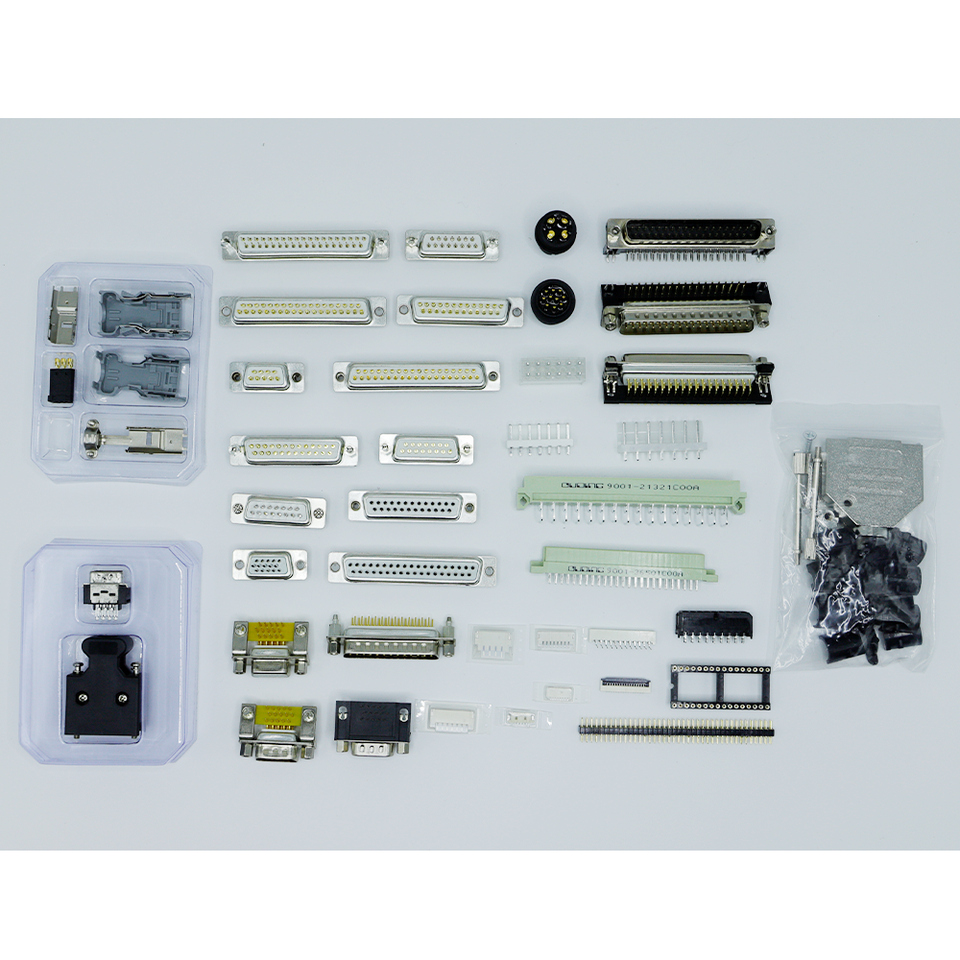 Copper Alloy DSUB Wafer Servo Connector Male/Female Pin Header Ejector ...