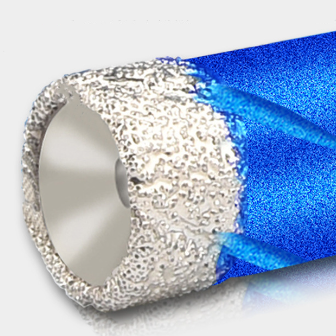 Professional Diamond Core Drill Bit Set 9pc Flat Mouth Blue Sand ...