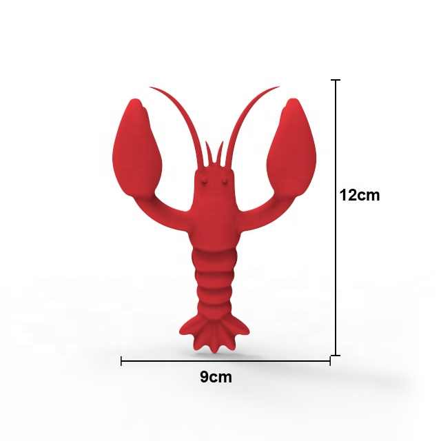 Red Lobster Spoon Holder - BPA Free Silicone Utensil Rest
