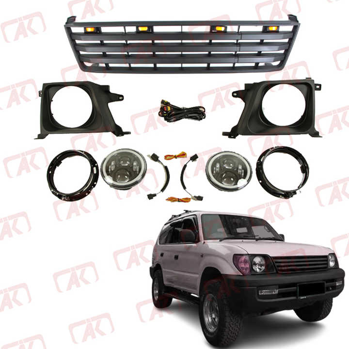 Toyota Land Cruiser Prado LC90 Grille - LED Headlights
