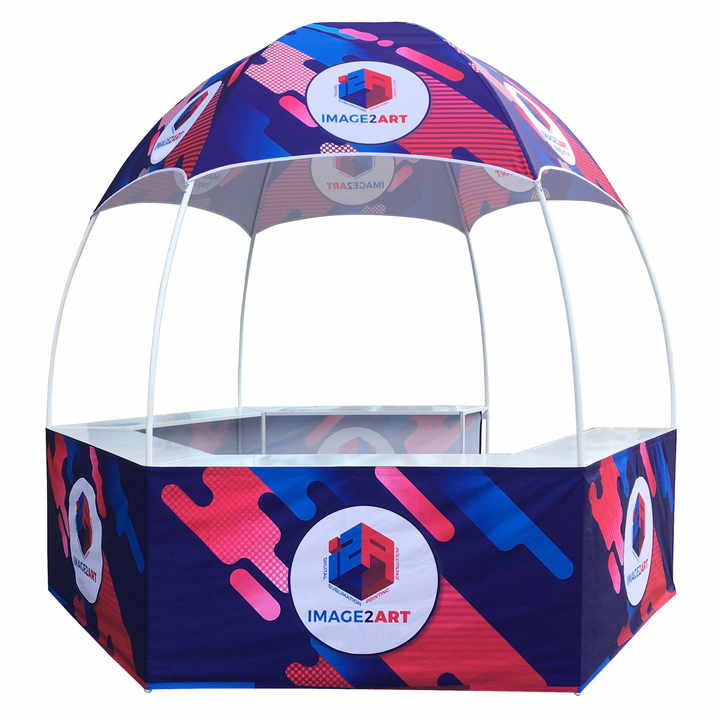 Dome Tent - Attractive Trade Show Display Kiosk Canopy