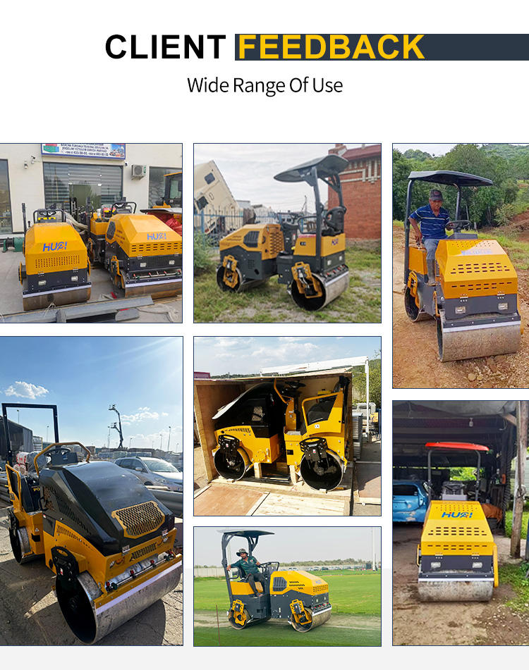10 Ton Mini Asphalt Road Roller 13HP Diesel & Gasoline Engine Compact ...