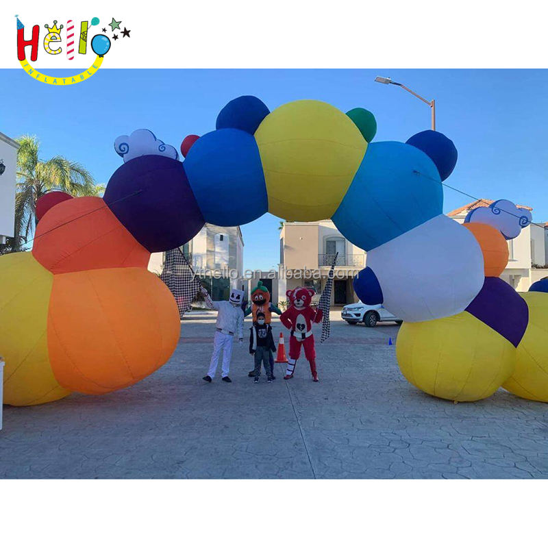Happy Birthday Arch Inflatable Party Event Decoration Blow up Reusable ...