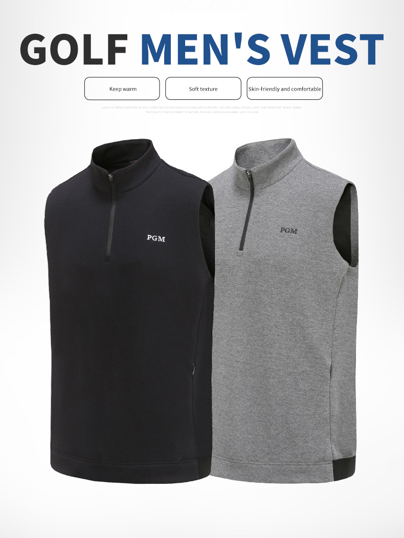 PGM YF361 outerwear mens golf vest cotton heated sport vest jacket for ...