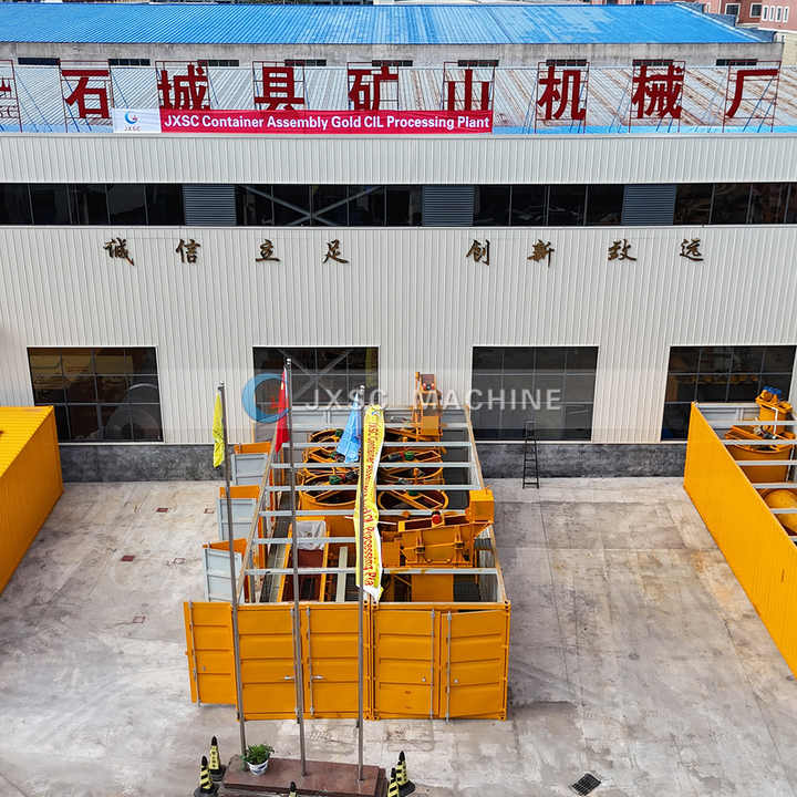 98% High Recovery Rate Mobile Type Gold Leaching CIL CIP in Nigeria ...