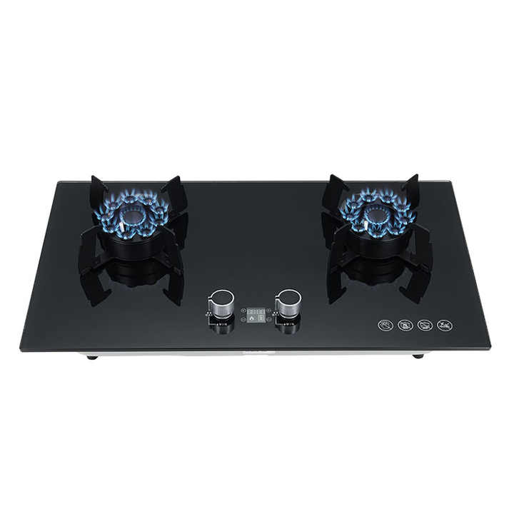 Durable 2 Burner Gas Cooktop - AIMPURO Double Flip Stove