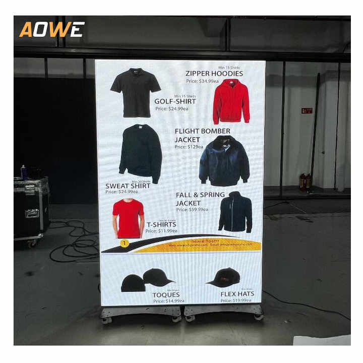 Screen Digital Hd Poster Stand LED Screen P2 for Events