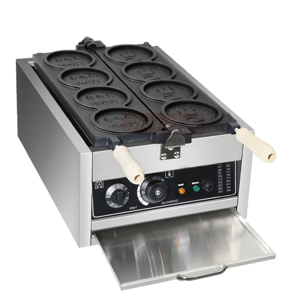 Customized Snack Equipment - Cheese Gold Coin Waffle Maker