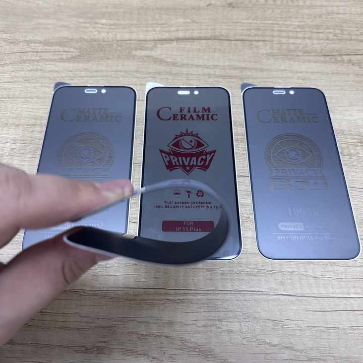 Wholesale ESD Premium 2.5D Flexible Silk Matte Privacy Ceramic Phone ...