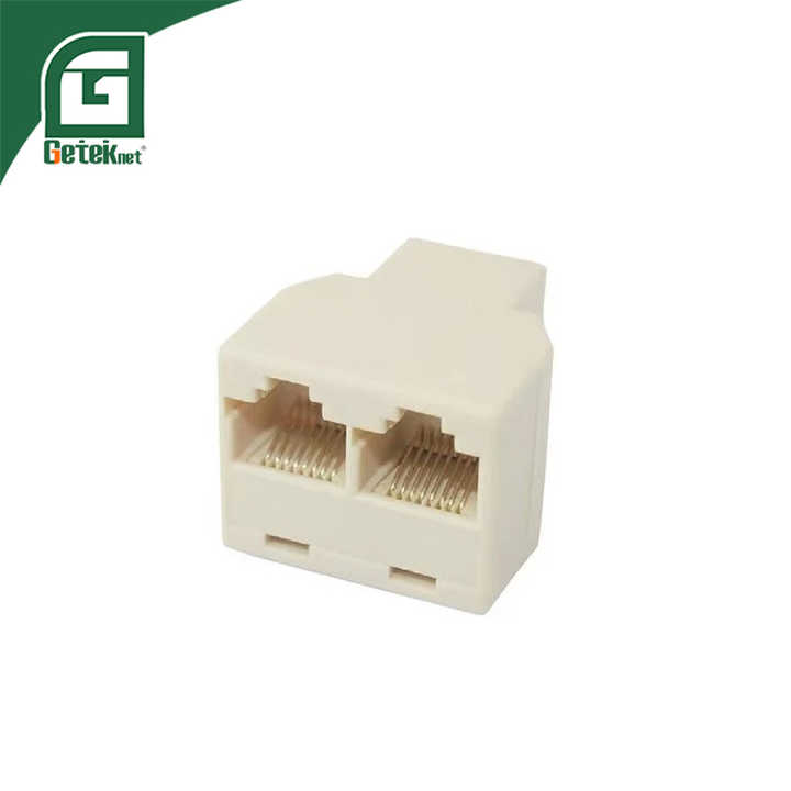 GETEKnet UTP RJ45 In-Line Coupler 1 to 2 Ethernet Network Lan Cable ...