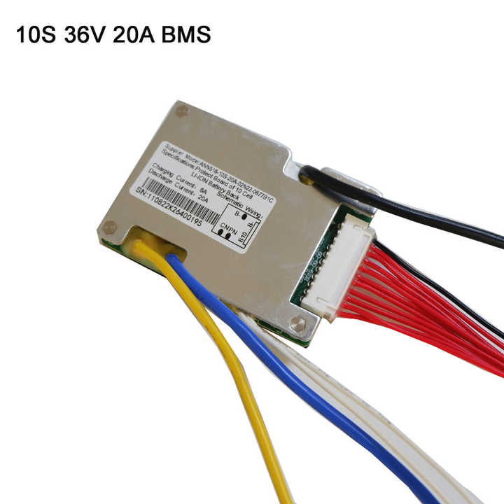 36v 10s Lithium Ion Battery Bms With Balance & Temp Sensor Oem