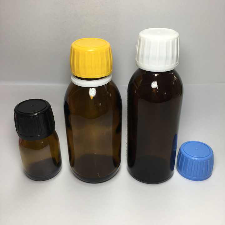 28mm Tamper Evident Plastic Caps for Glass Syrup Bottles