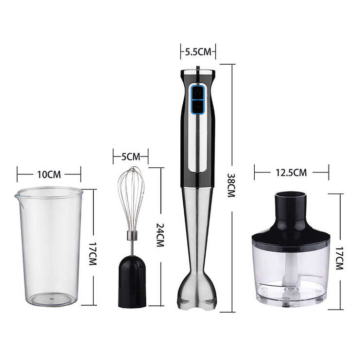 LOTEK Food Chopper Immersion Mixer Blender Set for Kitchen