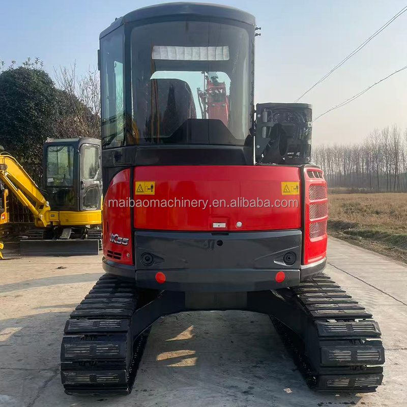 Japan Original Used Yanmar Vio55 Mini Excavator Farm 5.5ton Mini Digger ...