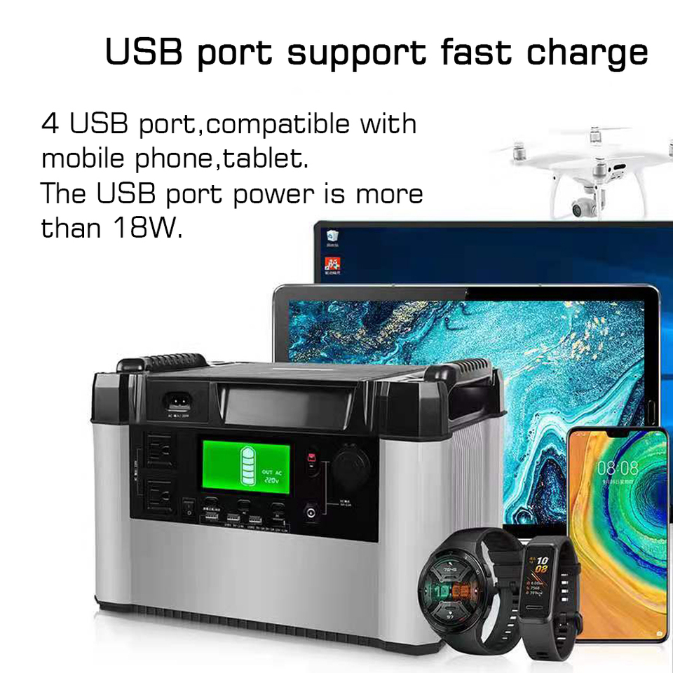 Portable Power Station 1000w Pure Sine Wave Power Station Box - Youyi ...