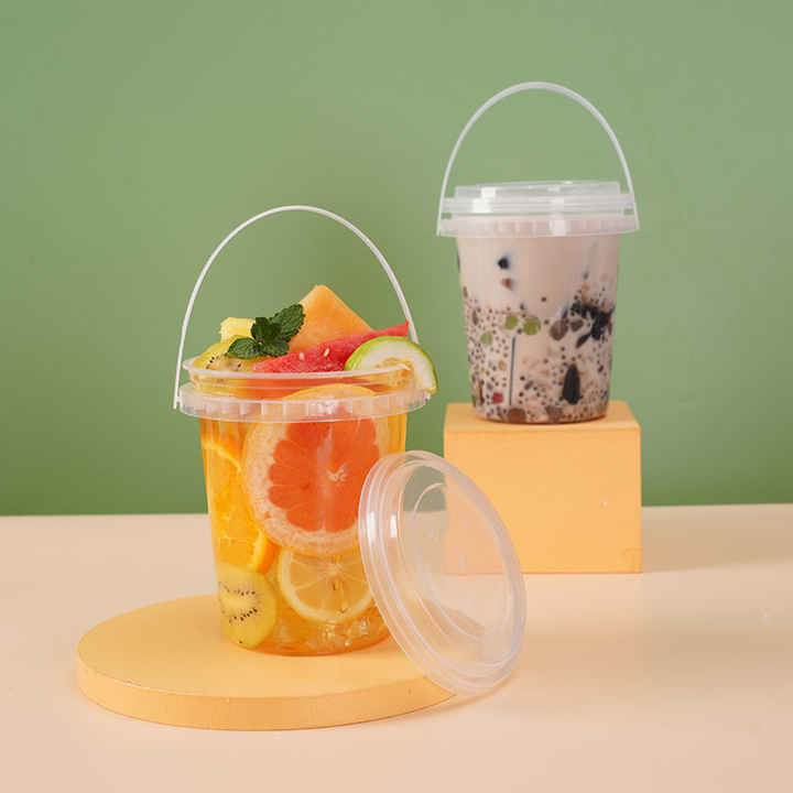 Empty Plastic Buckets with Lid - Versatile Storage Solutions