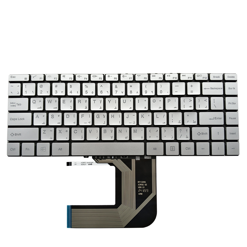 AR Arabic Backlit Laptop Keyboard for BMAX MaxBook Y13 13.3 MB30010010 ...