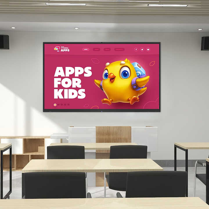 Portable 65 Inch Digital Smart Classroom Electronic Interactive ...