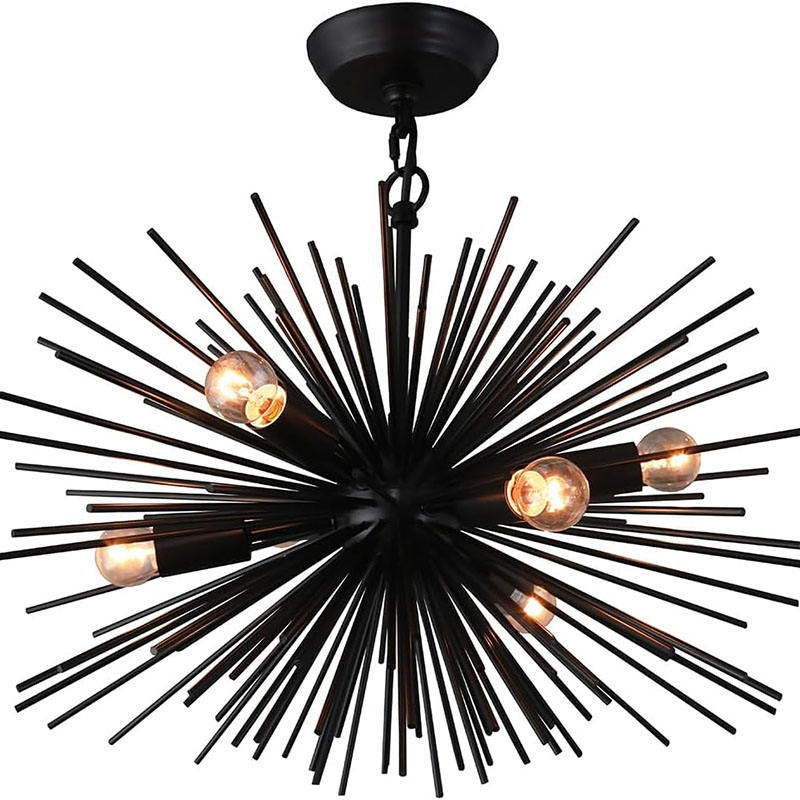 Firework Chandelier, Dandelion Sphere, Black, Modern and Simple, for ...