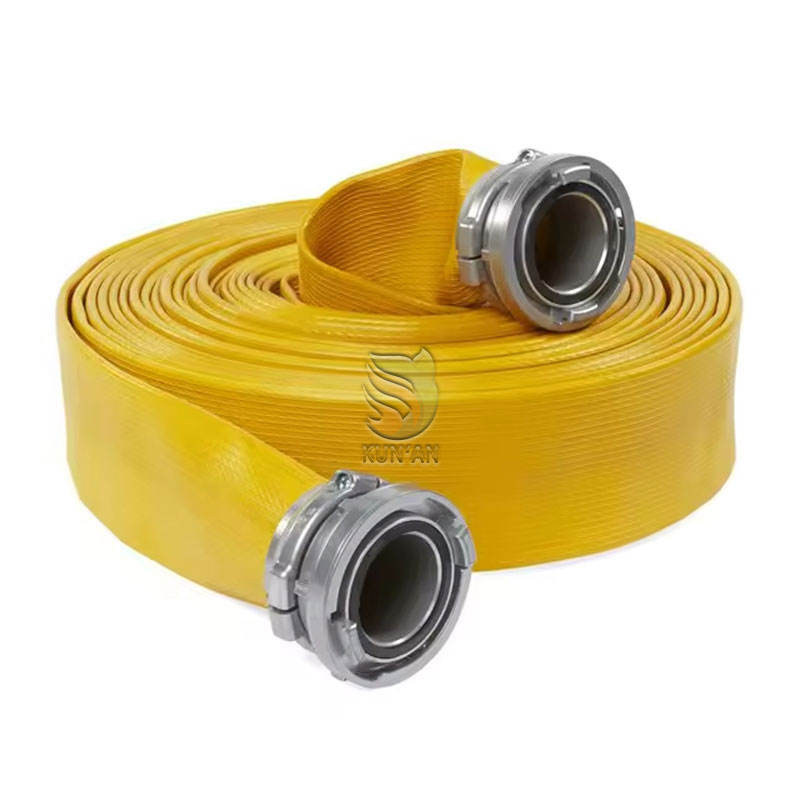 2.5 Inch Fire Hose 30m White PVC Lined Aluminum Coupling Factory ...
