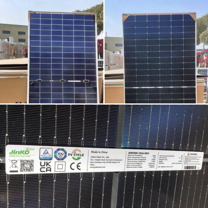 Jinko Home Use Panels Tiger Neo Mono n Type Bifacial Solar Modules 570w ...
