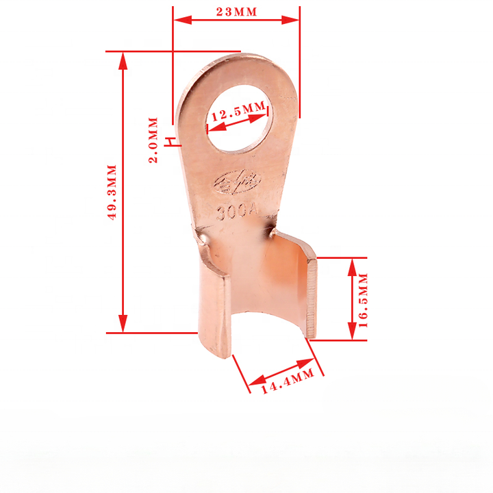 400A/500A Open Copper Nose Spot Welding Accessories Welder OT-300A Battery Cable Connector ...