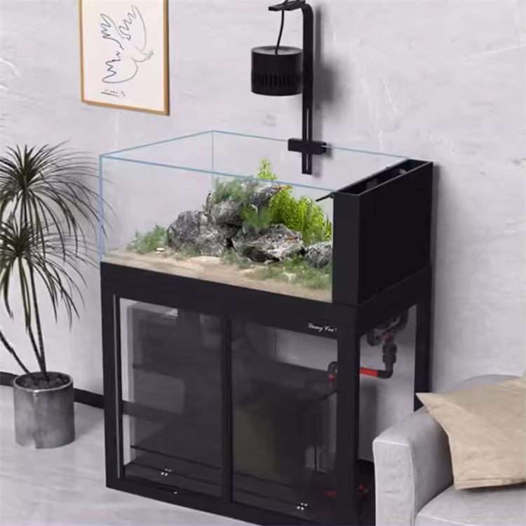 Wholesale New Style Large Panorama Vertical Rimless Ecological Fish ...