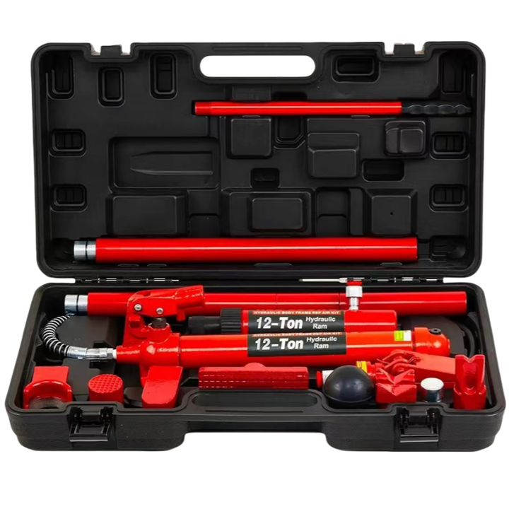 12Ton Steel Hydraulic Porta Power Jack Car Body Frame Jack Repair Kit ...