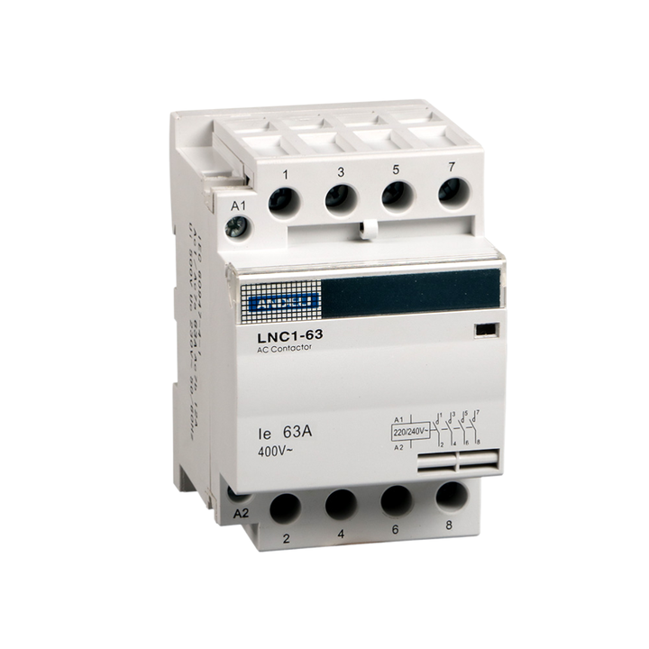 20A Modular AC Home Contactor Electric Ratings 230V 400V 50/60 Hz AC ...