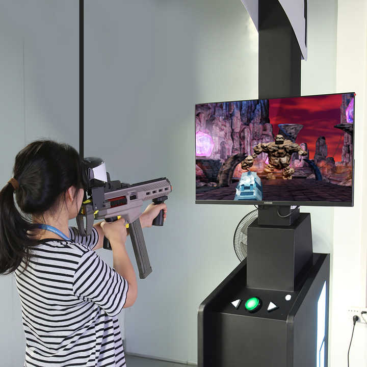Indoor Commercial Shopping Mall Coin Operated Interactive Games Gun ...