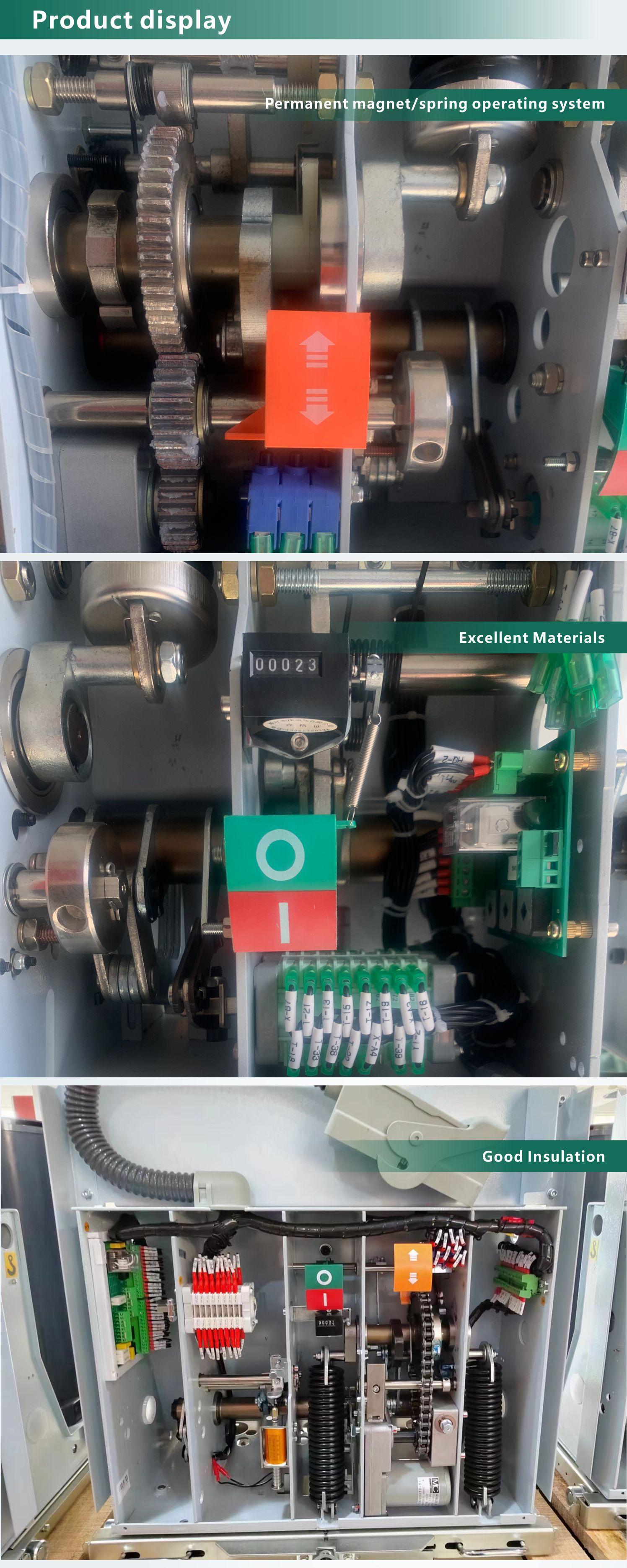 12KV 24KV High Voltage 630A 1250A Vacuum Circuit Breaker HV VCB ...