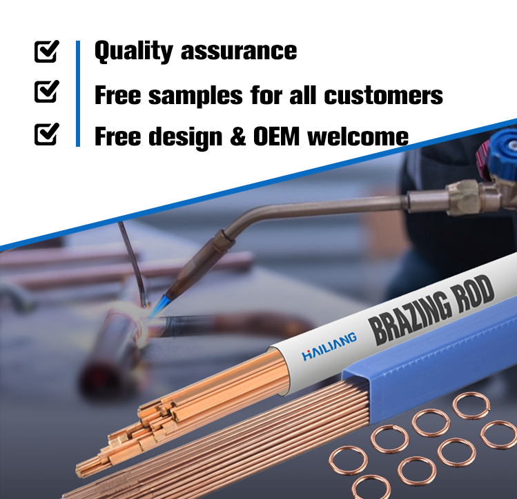 Hailiang copper alloy welding rod brazing rod copper welding rod ring ...