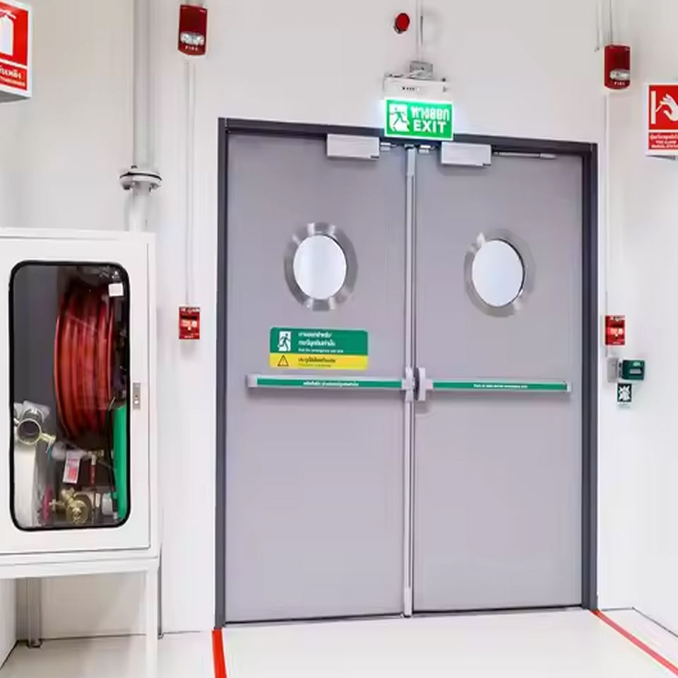 Fire Door with Modern Design Fire Prevention for Hotels & Hospitals ...