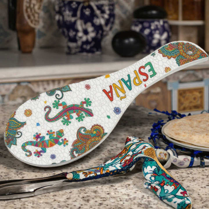 Custom Logo Personalized Beach Design Miami Souvenir Ceramic Spoon Rest ...
